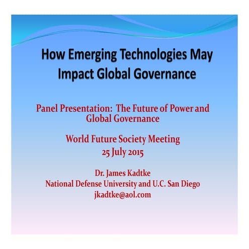 Global Overview of Challenges and Prospects for Our Future | PPT