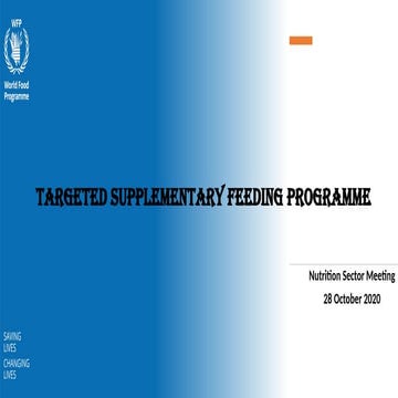 New WFP-Targeted Supplementary Feeding Programme.pptx