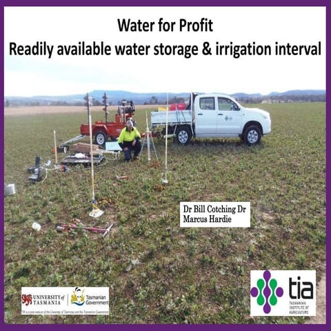 Improve your irrigation scheduling - Peter White Water Management | PPS