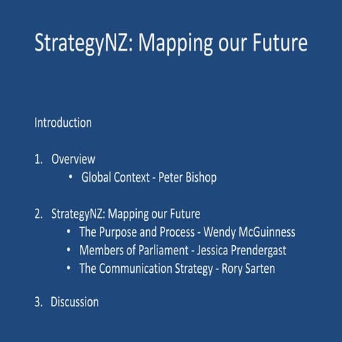 StrategyNZ: Mapping our Future presentation: World Future Society ...