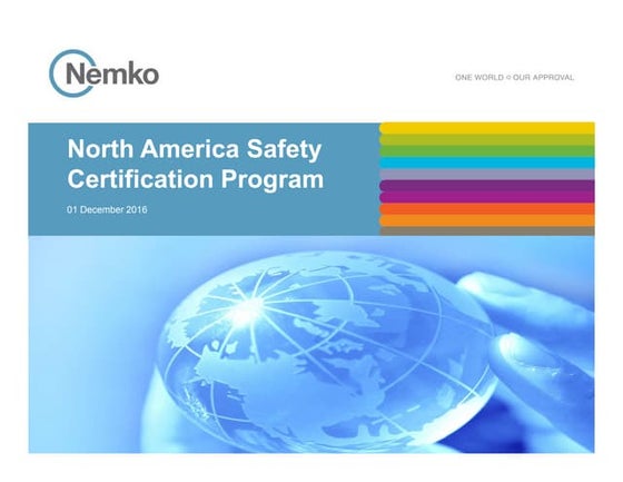 Canada - c[Nemko] for SCC certification | PDF