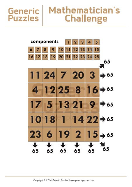 Generic Puzzles Solution - Pyramid 4.25" | PDF