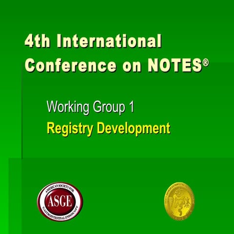 WG1 2009 | PPT | Technology & Computing