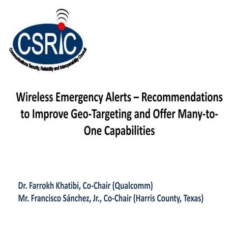 A Guide To The Emergency Alert System (EAS) And Wireless Emergency ...