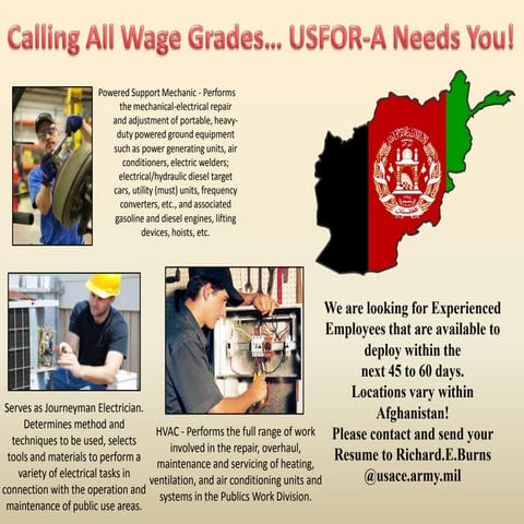 Wg advertisement for usfor a | PPTX