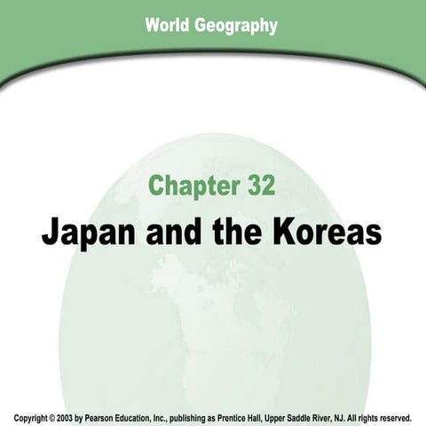 Chapter 32 | PPT | Geography | Science