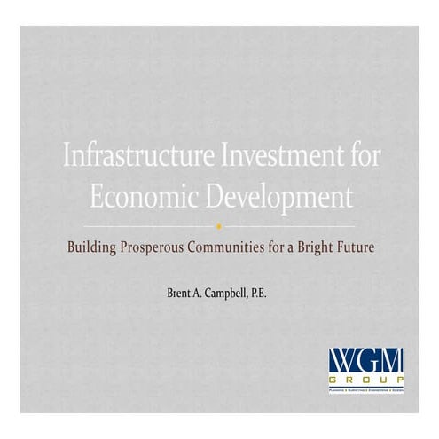 Infrastructure Investment for Economic Development | PDF
