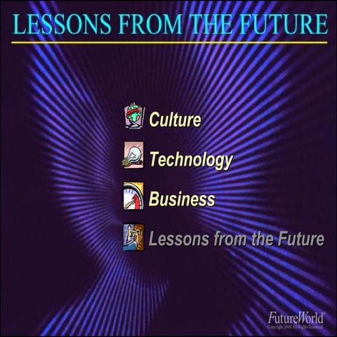 CADE 2008: Lecciones del Futuro | PDF