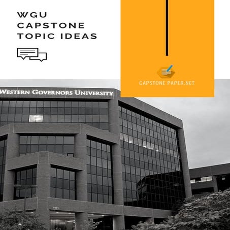 WGU Capstone Topic Ideas | PDF