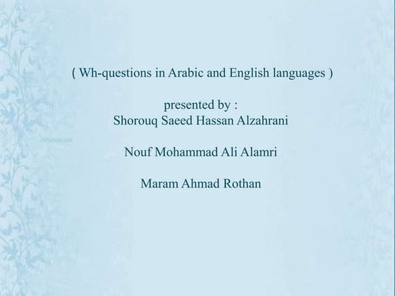 WH- QUESTIONS AND EXERCISES.ppt