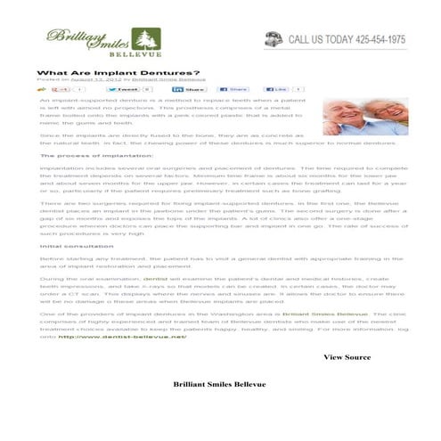 What Are Implant Dentures Pdf