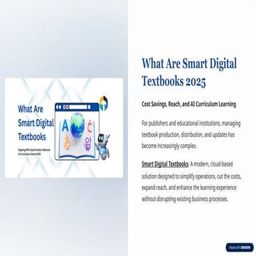 What Are Smart Digital Textbooks 2025: Cost Savings, Reach, and AI ...