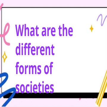 What-are-the-DIFFERENT FORMS OF SOCIETY AND EVOLUTION OF SOCIETY-WPS ...
