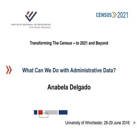 What can we do with administrative data? | PPT