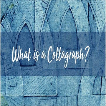 What is a collagraph printing created? 4th grade | PPTX