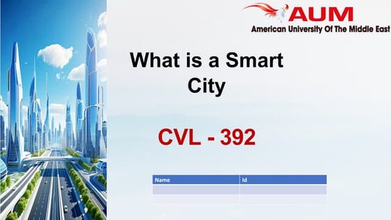 Smart City Technology Transforms Urban Life | PDF