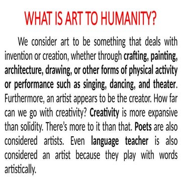 ART APPRECIATION WHAT-IS-ART-TO-HUMANITY.pptx