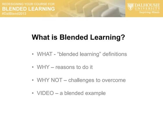 Why Blended Learning | PPT