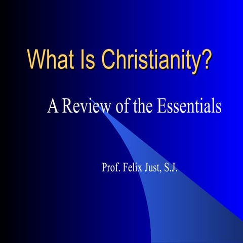 What Is Christianity | PPT