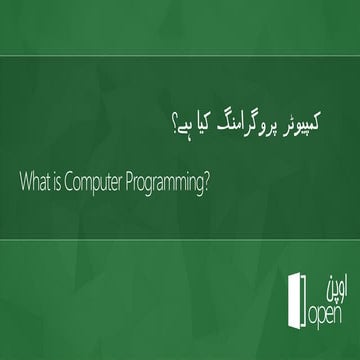 What Is Computer Programming Ppt 