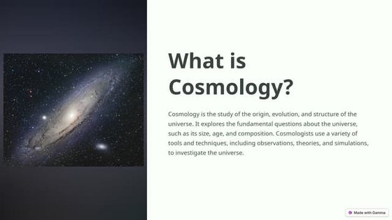 Theories on the origin of the Universe. | PPT