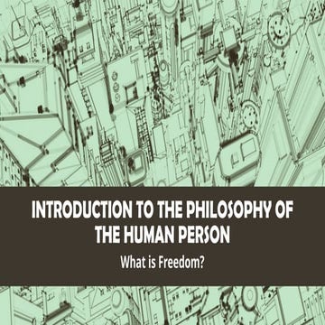 Topic 11 freedom | PDF
