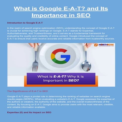Improving E-A-T SEO | PDF