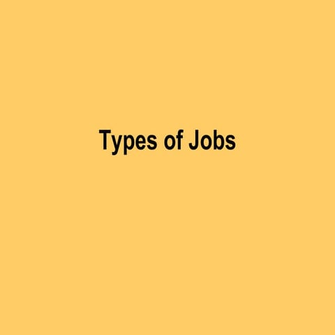 What is his Job? | PPT