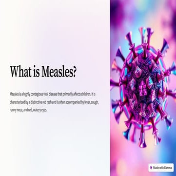 What-is-Measles ?........................ | PPT