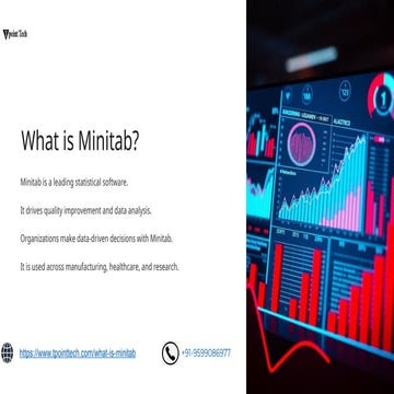 Exploring Minitab: The Powerful Statistical Analysis Tool | PPTX