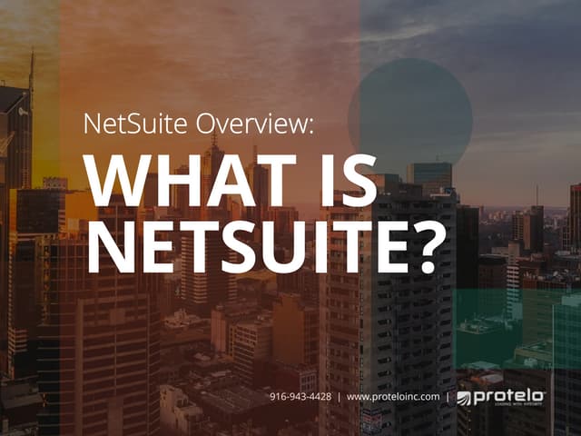 NetSuite ERP | PDF