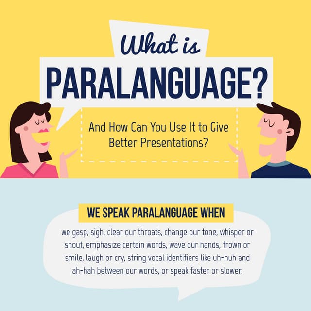 What Is Paralanguage? And How Can You Use It to Give Better ...