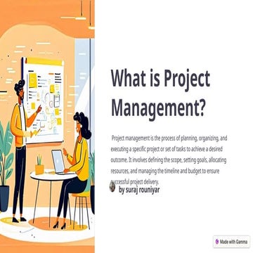 What-is-Project-Management.pptx meaning and concept | PPTX