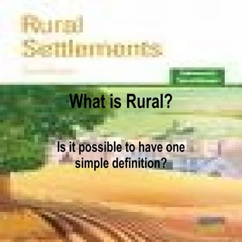 What Is Rural | PPT