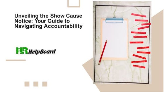 show-cause-notice-sample , Show Cause Notice Format | PPTX