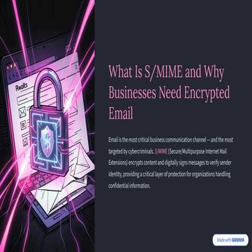 Understanding S/MIME: Essential Encrypted Email Security for Businesses ...