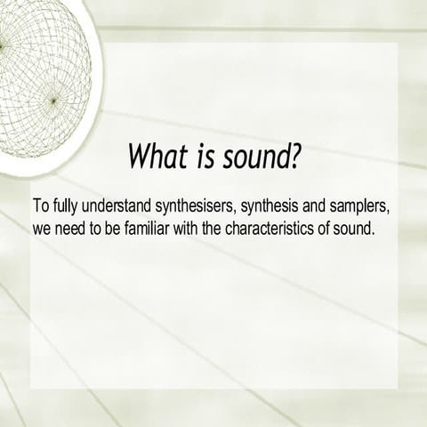 Sound | PPT