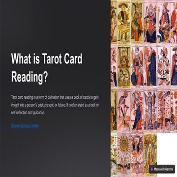 Tarot card readings and your destiny | PDF