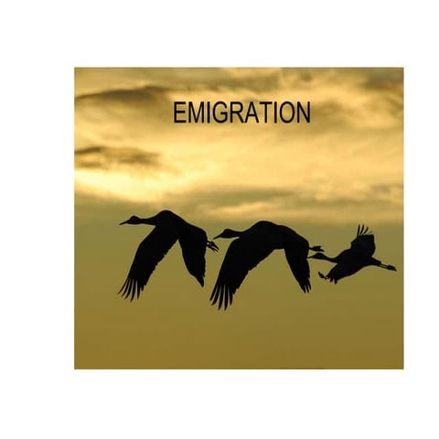 What is the Emigration | PPT