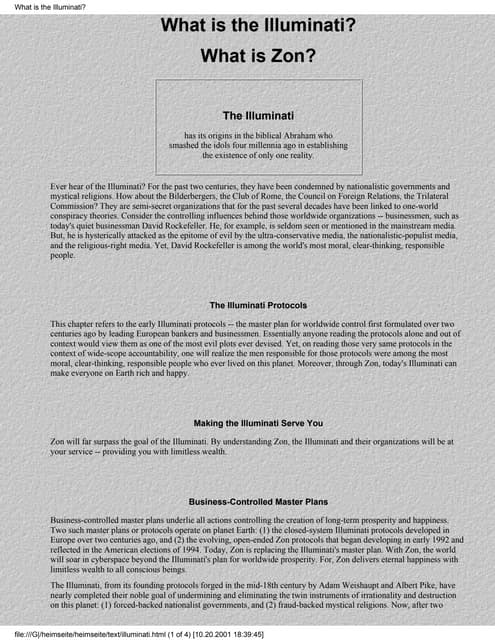What is The Illuminati and Their History - The Illuminaties.pdf | Religion & Spirituality