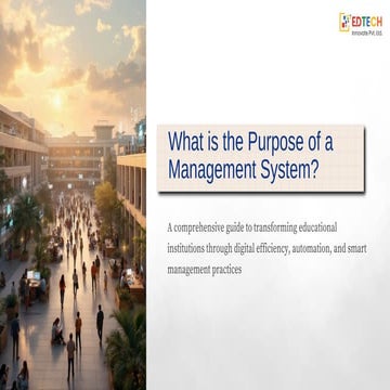overview of studycentre management system | PDF