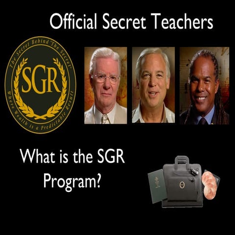 What is the SGR Program | PPT