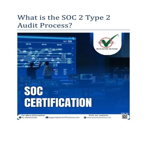 What Is a SOC 2 Audit? Guide to Compliance & Certification | PDF