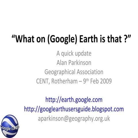 Google earth | PPTX