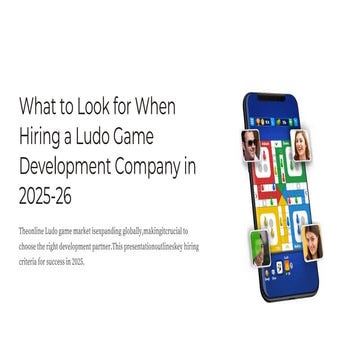 Develop AI-Powered Ludo Game | Custom Ludo Game Development Services | PDF
