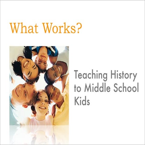 What Works? Teaching History to Middle School Kids | PDF