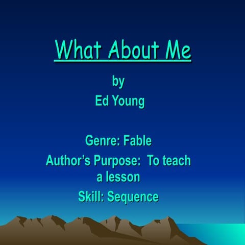 What about me | PPT