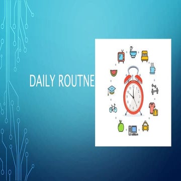 simple present and daily routines - actions | PPTX