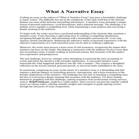 What A Narrative Essay.pdf