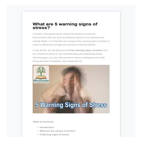Expert advice on 5 warning signs of stress.pdf